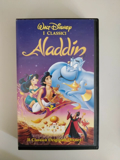 WALT DISNEY - Aladdin (1993) - Videocassetta VHS originale in italiano ...