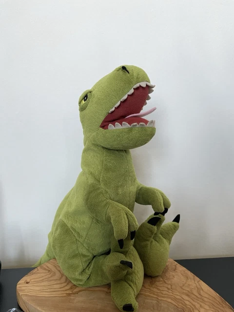 IKEA JATTELIK T Rex Dinosaur Green 31cm height Soft Toy Plush £12.16 ...