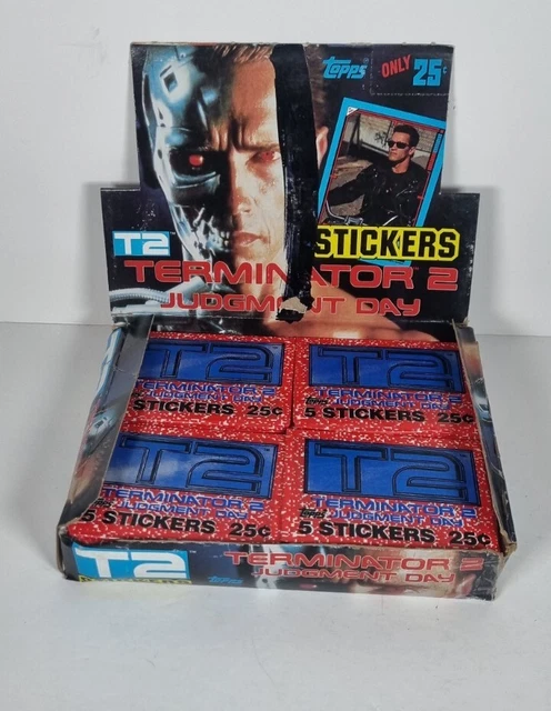 TOPPS TERMINATOR 2 Judgement Day Full Counter Box | USA | 48 Sealed ...