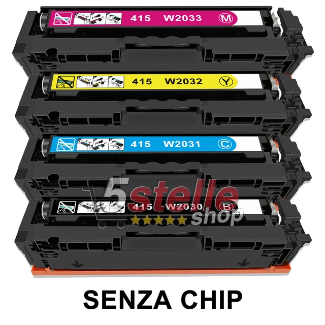 KIT 4 TONER XL PER HP COLOR LASERJET PRO MFP M479dw M479fdn M479fdw ...