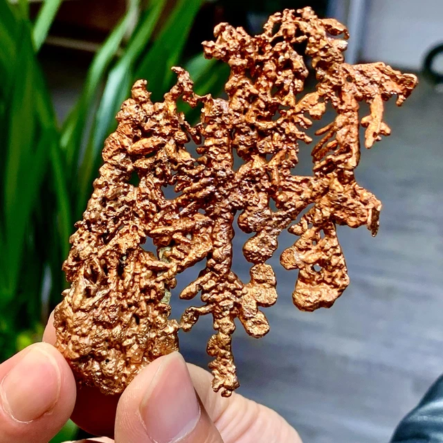 64G RARE!! IRIDESCENT Native Copper crystal mineral specimen $81.46 ...