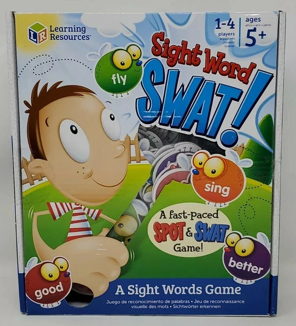 LEARNING RESOURCES SIGHT Word Swat a Sight Word Game Home School ...