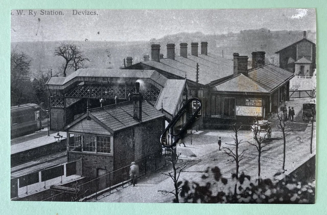 BRITISH RAILWAY LOCOMOTIVE Photograph - Gwr Railway Station Devizes £3. ...