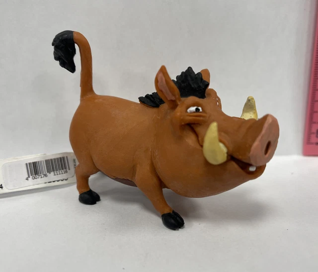 12533 PUMBAA MINI Figurine Toy Disney Lion King Bullyland Cake Topper ...