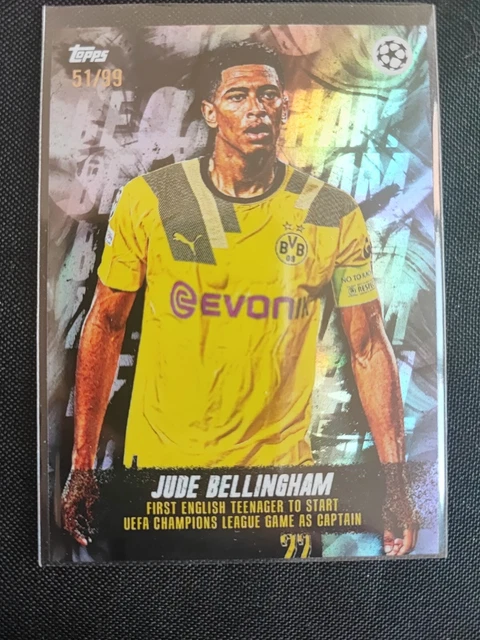 JUDE BELLINGHAM /99 Topps Jude Bellingham EUR 20,00 - PicClick FR