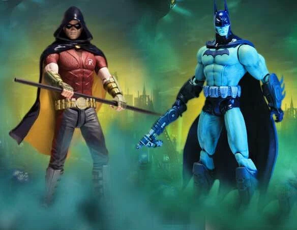 BATMAN ROBIN ARKHAM Game DC Comics Universe 6" toy Boxed Figures RARE £ ...