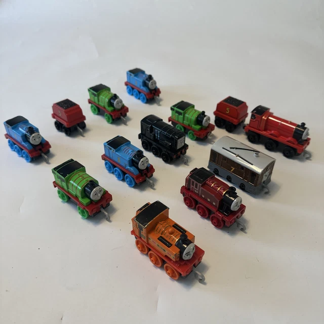 THOMAS TRACKMASTER PUSH ALONG Die-cast Train Bundle Lot 2 X12 Items SEE ...