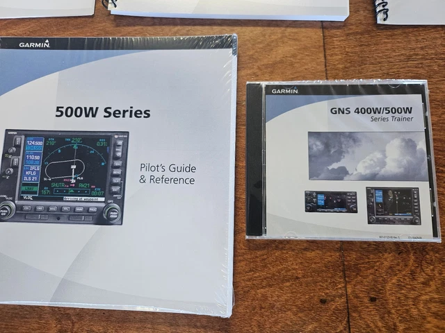 GARMIN GNS 400W / 500W GPS SERIES TRAINER CD and books $70.03 - PicClick CA