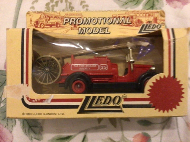 LLEDO DIECAST MODEL Fire Engine. "The Fire Brigade Society". Rare Ltd ...