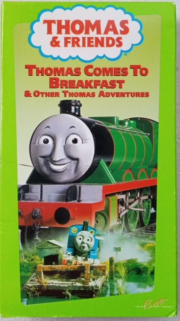 THOMAS & FRIENDS VHS Comes To Breakfast Other Adventures Blue Tape ...