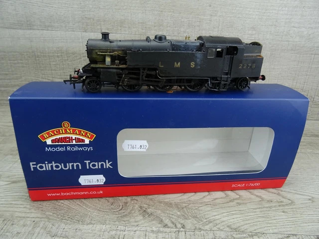 BACHMANN 32-880 FAIRBURN 2-6-4 Tank 2278 LMS Locomotive Weathered DCC ...