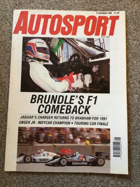 AUTOSPORT MAGAZINE - Martin Brundle’s F1 Comeback Cover - 11 October ...