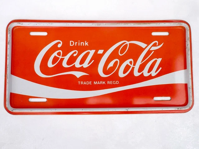 NUMBER BOARD PAD Drink Coca-Cola Trade Mark Regd Coca Cola License ...