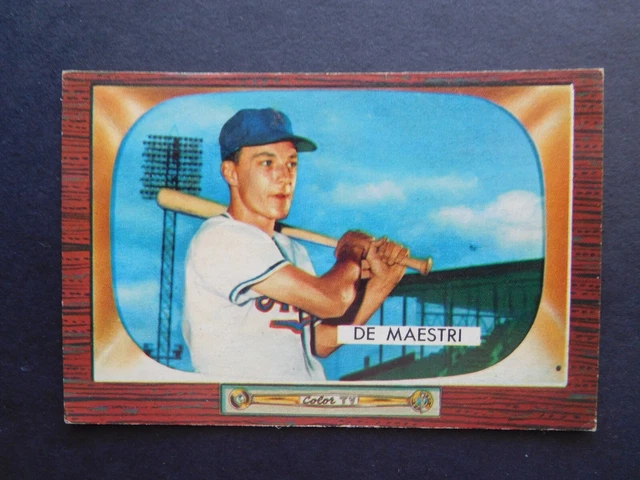 CARTE BOWMAN JOE De Mastri Kansas City Athletics 1955 #176 EUR 12,01 ...