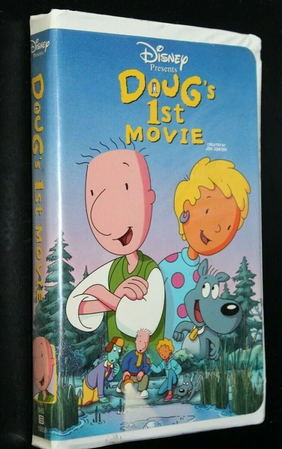 DISNEY DOUG'S 1ER premier film bande VHS magnétoscope étui à clapet ...