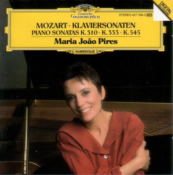 CD MOZART*, MARIA João Pires* Klaviersonaten Piano Sonatas K.310 K.333 K.545 (1 EUR 4,07 ...