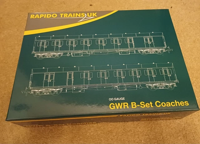 RAPIDO GWR B-SET Wartime Brown Dia E140 00 Scale Model Railway £99.97 ...