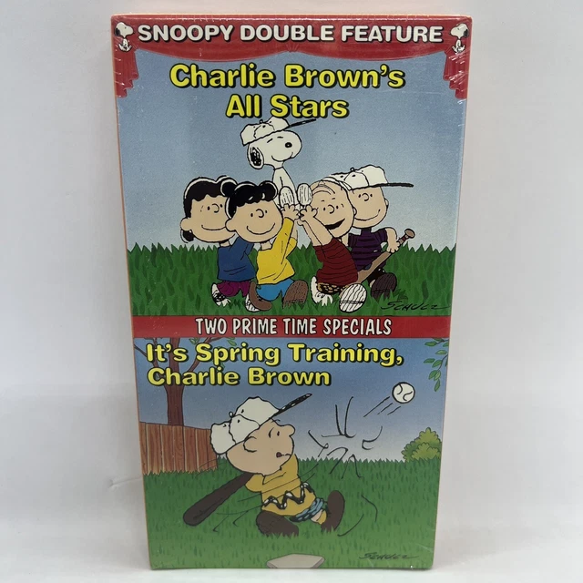 PEANUTS DOUBLE FEATURE Prime Time Special All Stars and It's Spring Training VHS EUR 55,61 ...