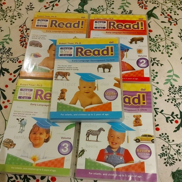 YOUR BABY CAN Read Multisensory Early Language Development 5 DVDs Set £ ... YOUR BABY CAN Read Multisensory Early Language Development 5 DVDs Set £ ...
