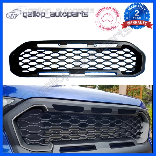 FRONT GRILL RAPTOR Style Mesh For Ford Ranger PX2,PX3 MK Matte Black ...