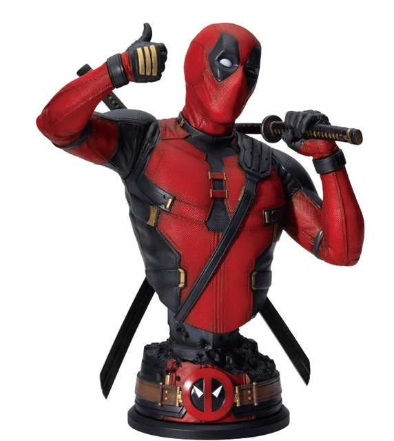 DEADPOOL WOLVERINE HAPPY kuji Prize A DEADPOOL Bust-up Statue Figure ...