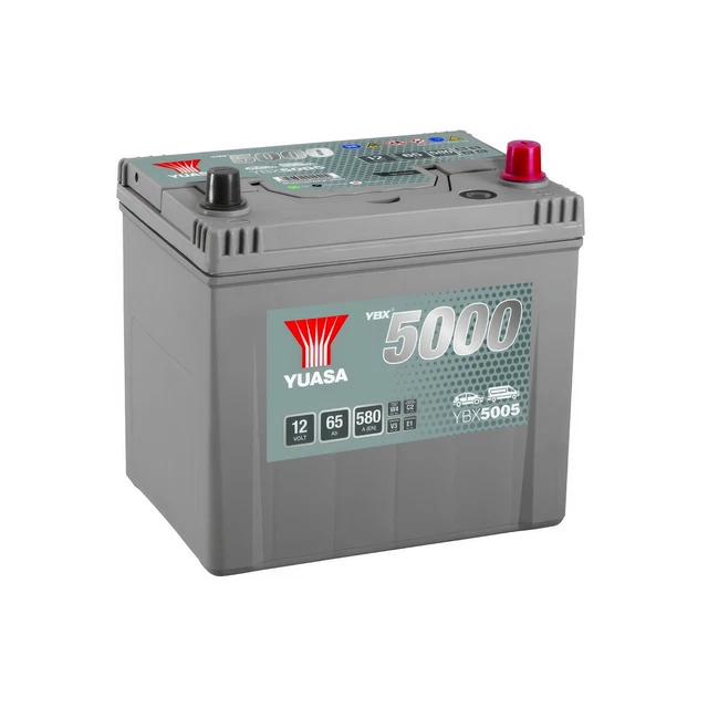 YUASA CAR BATTERY 12V 65Ah 580A T1 Starter SMF Fits Toyota Corolla 1.6 ...