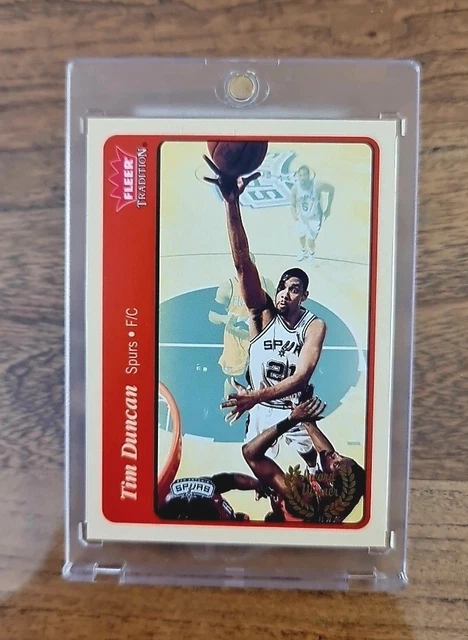 TIM DUNCAN - San Antonio Spurs 2004-05 Fleer Tradition NBA Basketball ...