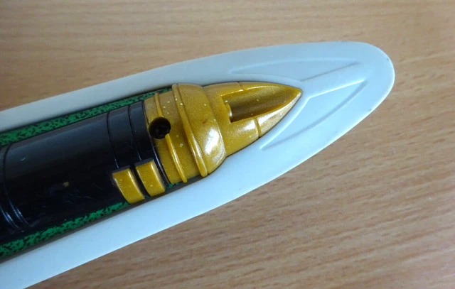 VINTAGE POWER RANGERS Green Ranger Dagger Flute Working Sounds Bandai ...