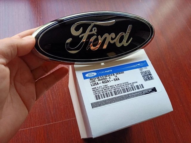 GENUINE FORD BLACK Oval Badge For Ford Ranger 2014-2021 - LU5Z9942528A ...
