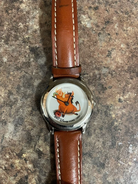 2000S LION KING Pumbaa Timon Unisex Walt Disney Home Video Wrist Watch ...