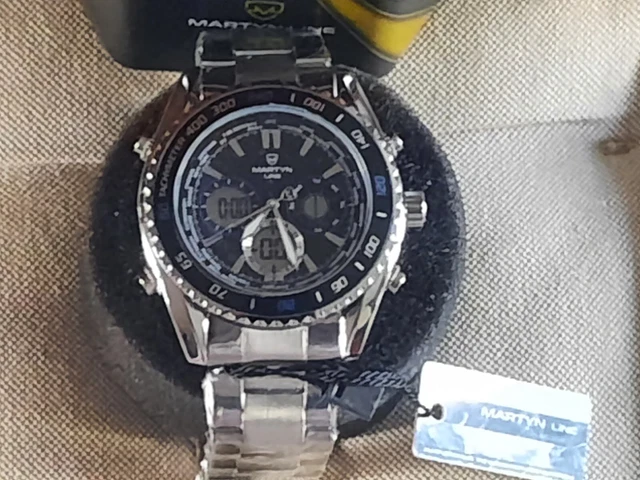 MARTYN LINE ARMBANDUHR Chronograph Dual Time Waterproof EUR 49,99 ...