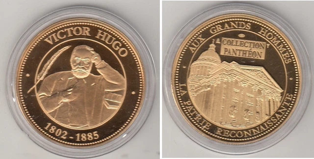 MÉDAILLE CONTEMPORAINE VICTOR HUGO Collection Panthéon EUR 7,00 ...