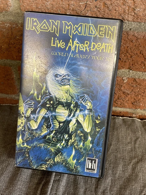 VINTAGE VHS TAPE Iron Maiden Live After Death World Slavery Tour 1985 £ ...
