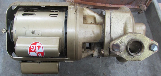 💥BELL & GOSSETT 1/6 Hp Water Circulating Pump 1725 Rpm 1Ø 115 Vac ...