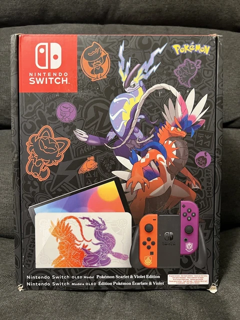 NINTENDO SWITCH OLED Pokémon Scarlet & Violet Edition Console *BRAND ...