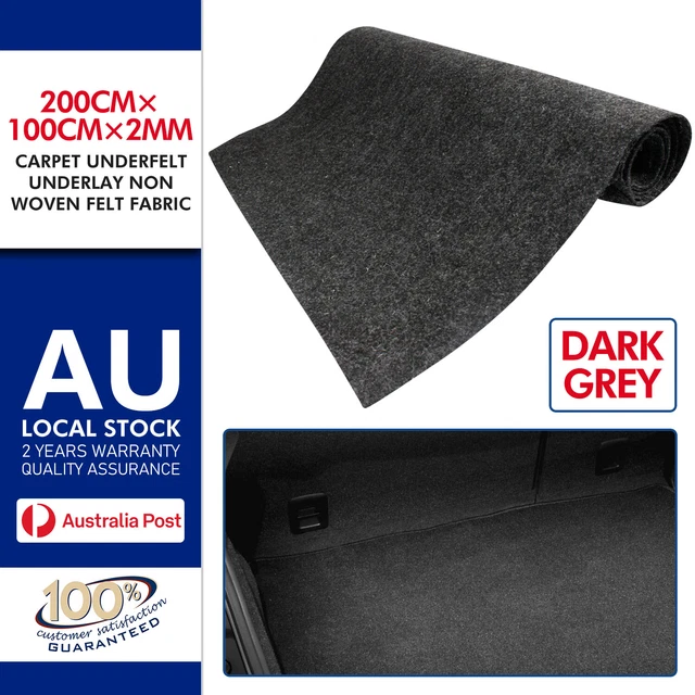 2M×1M NON WOVEN Fabric Auto Trunk Liner Marine Carpet Felt Underfelt ...