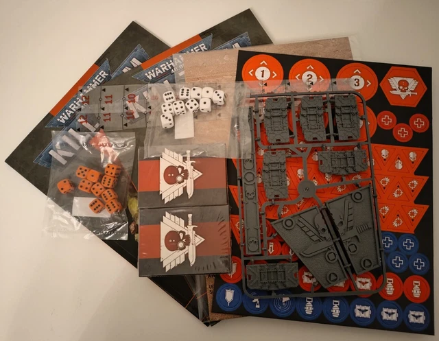 KILL TEAM RULES Set With A4 Core Rules Book, Tac Ops Cards, Barricades ...