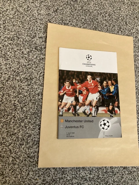 MAN UTD V Juventus Champions League Semi- Final 1st Leg Programme. £2. ...
