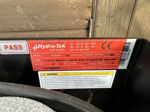 HYDRO-TEK HYDRAULIC TAIL Lift Pump And Tank £450.00 - PicClick UK