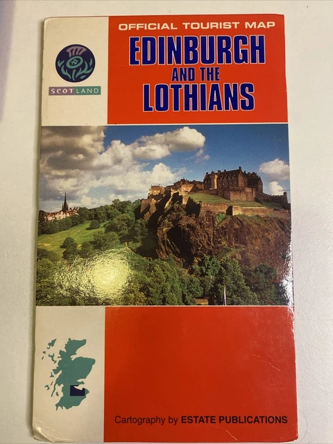 EDINBURGH AND LOTHIANS (Official Tourist Map S.) £3.49 - PicClick UK