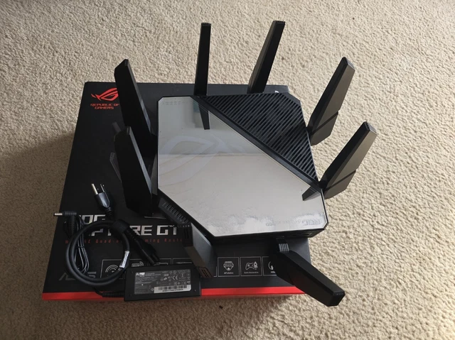 ASUS ROG RAPTURE GT-AXE16000 Quad-Band Wi-Fi 6E Gaming Router $105.50 ...