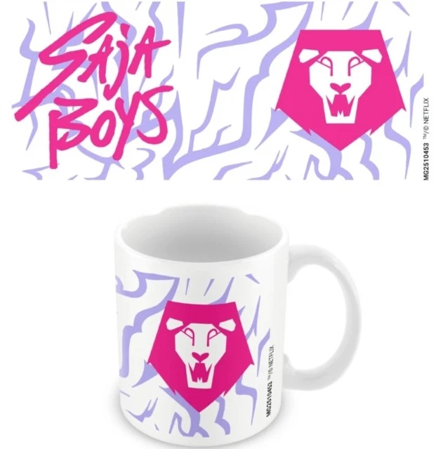 K-POP DEMON HUNTERS (Saja Boys Logo) White Pod Mug (Allgemeine Ware ...