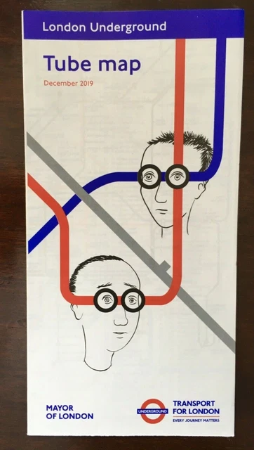 COLLECTABLE TUBE POCKET Maps designs Art on London Underground ...