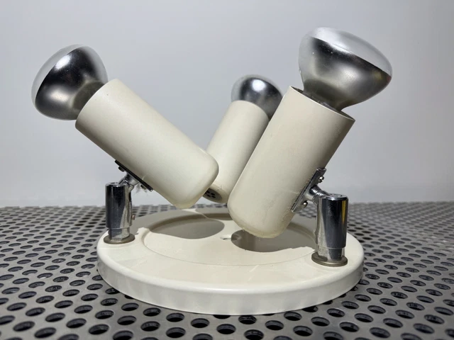 VINTAGE KINKELDEY DECKENSTRAHLER Deckenleuchte 3-fach Spot 15573140 D ...