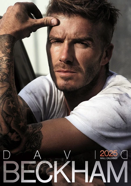 DAVID BECKHAM 2025 A3 Calendar Premium Quality RARE EDITION £6.99 ...