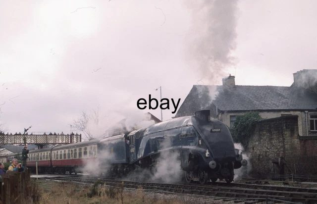 35MM RAILWAY SLIDE- LNER A4 Steam Loco 60007 'Sir Nigel Gresley ...