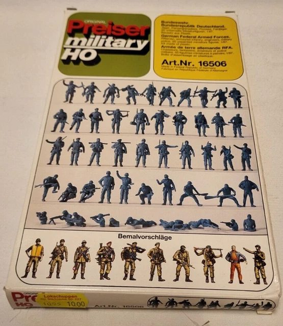 PREISER 16506 BAUSATZ Bundeswehr Soldaten in H0 Preiser Military EUR 12,50 - PicClick DE