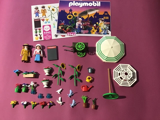 PLAYMOBIL BELLE ÉPOQUE. N°5343. MARCHANDE DE FLEURS n°2 EUR 40,00 ...