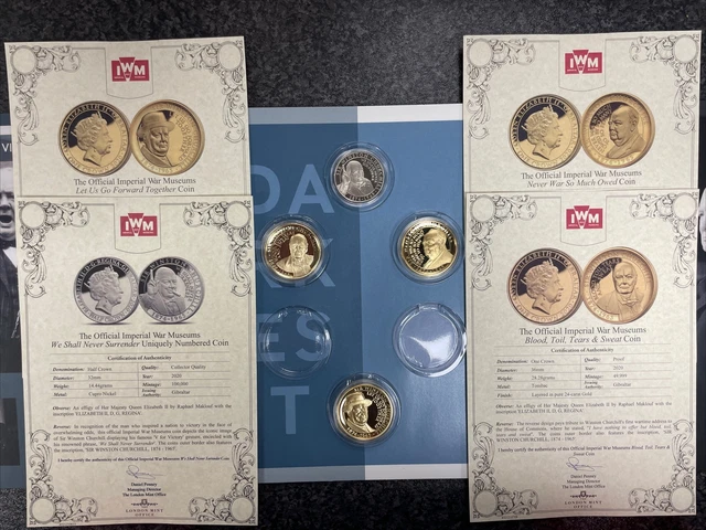 BRITAINS DARKEST HOUR Winston Churchill Coin Set 2020 £187.90 - PicClick UK