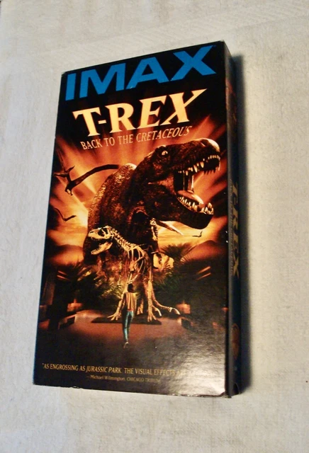 IMAX T-REX BACK to the Cretaceous VHS (2001) Tape $5.00 - PicClick